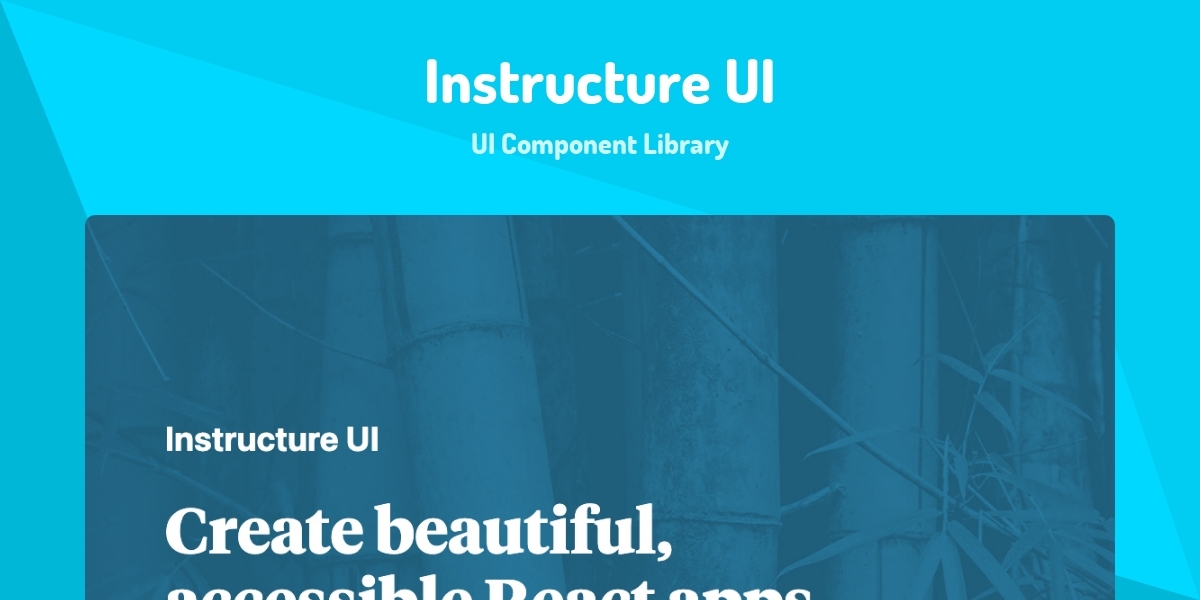 Instructure Ui Ui Component Library Made With Reactjs